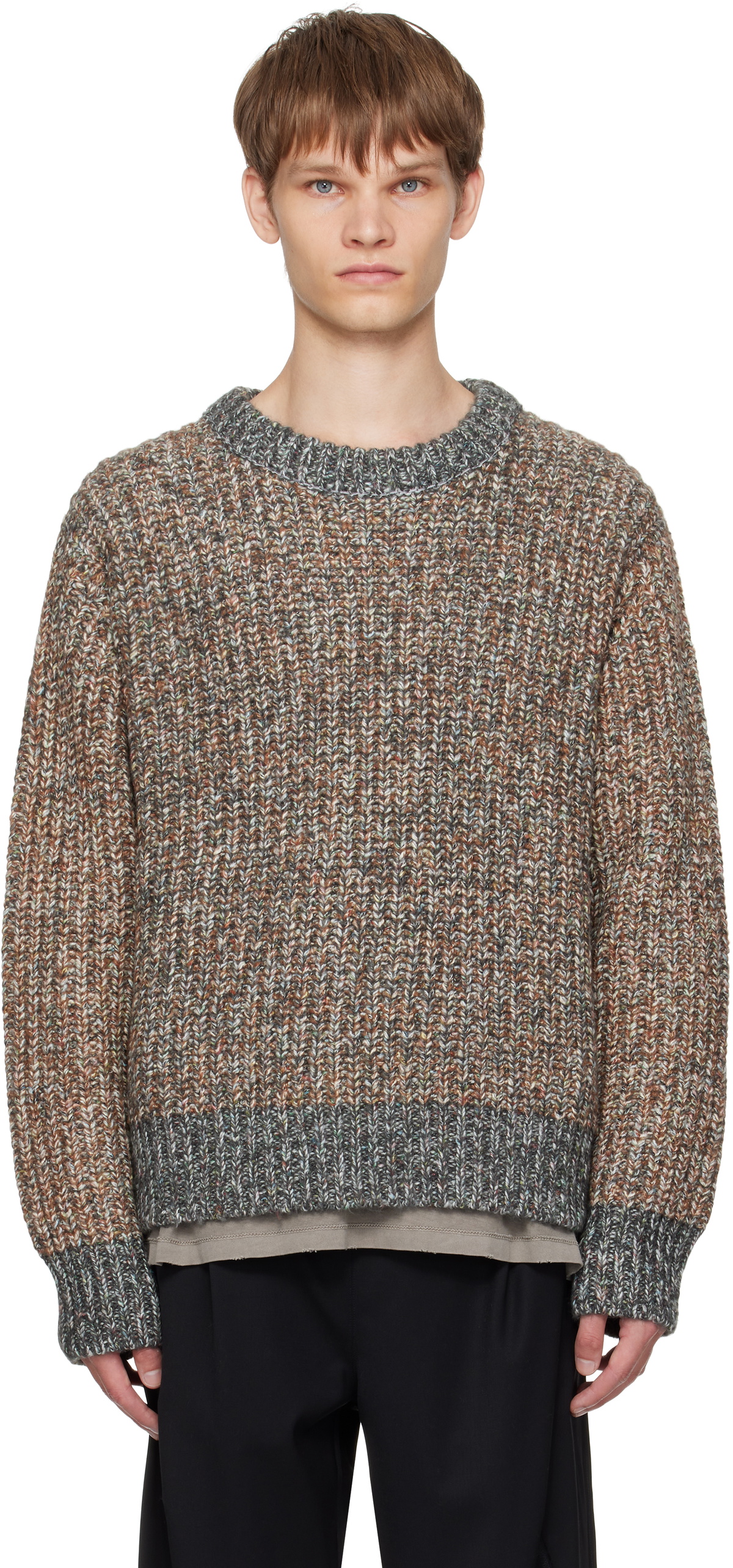 Song for the Mute Brown Oversized Sweater Song for the Mute