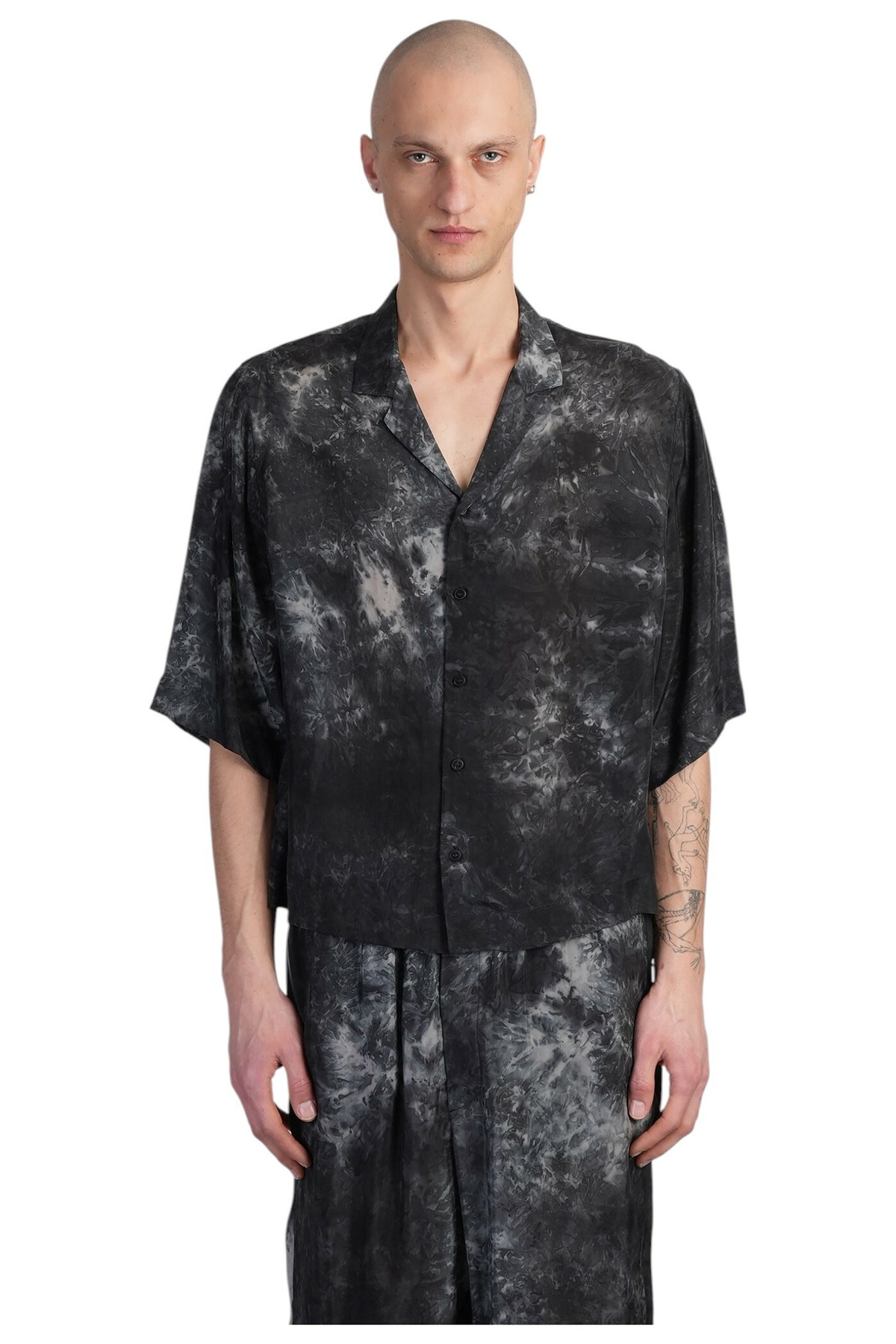 Sapio N 38 Shirt In Black Triacetate SAPIO