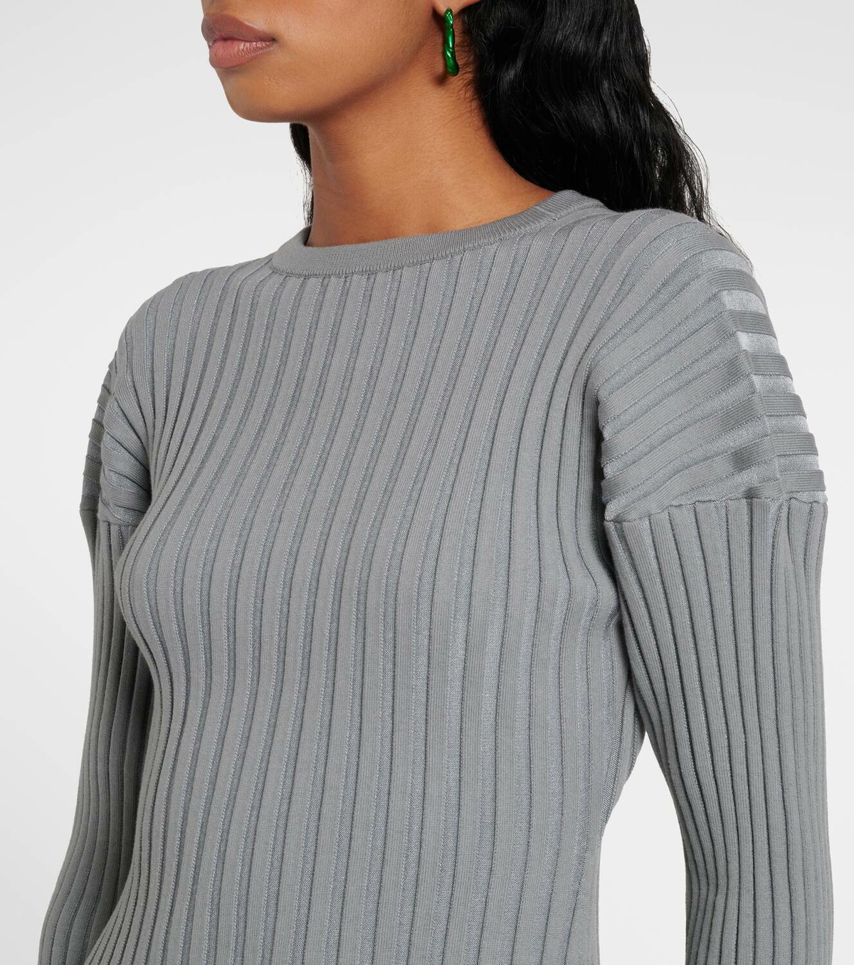 Loewe Ribbed-knit maxi dress Loewe