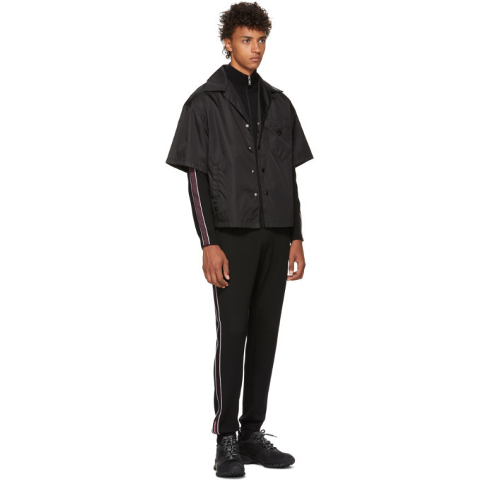 Prada Black Side Stripe Sweatpants Prada
