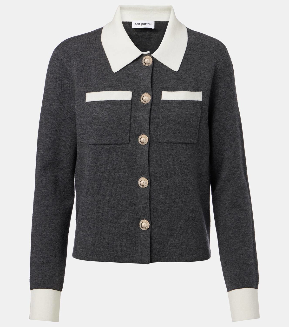 Self-Portrait Wool-blend cardigan Self-Portrait