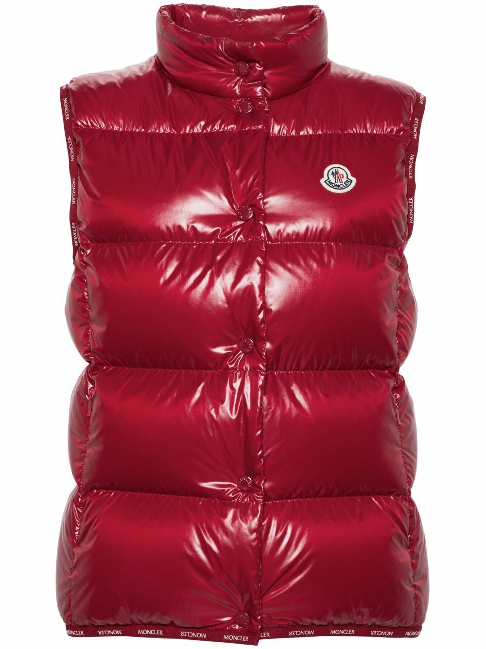 Moncler Red Badia Quilted Gilet Moncler