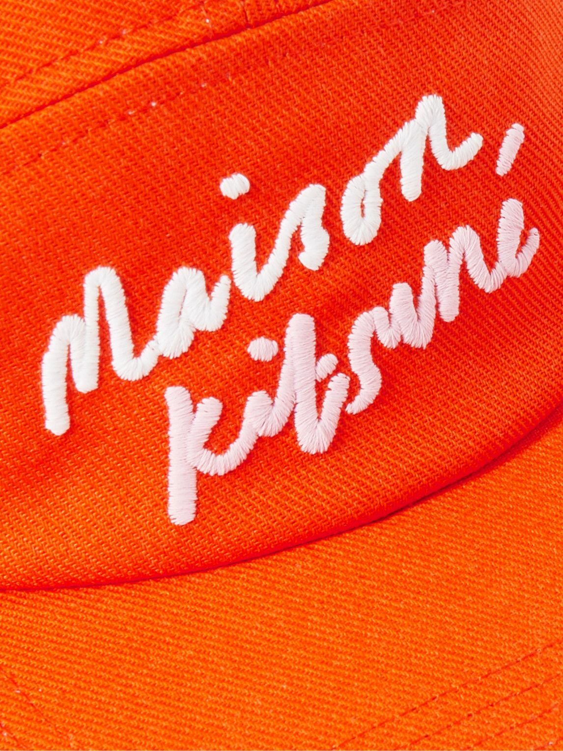 Maison Kitsuné - Logo-Embroidered Cotton-Twill Baseball Cap Maison Kitsune