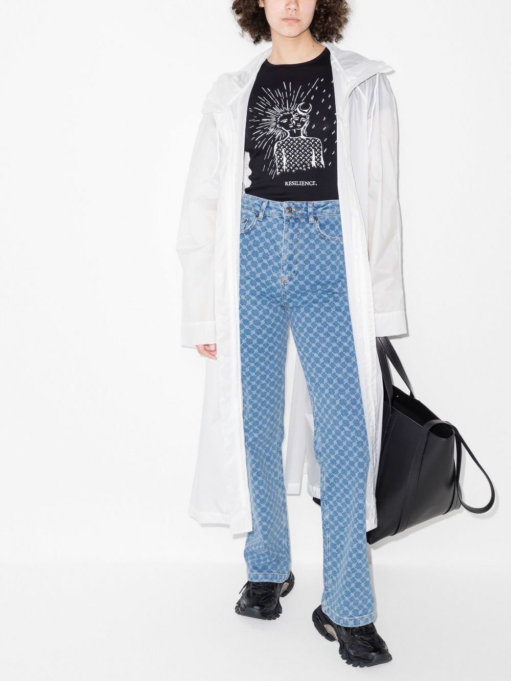 Daily Paper Mel Monogram Straight Leg Jeans Daily Paper