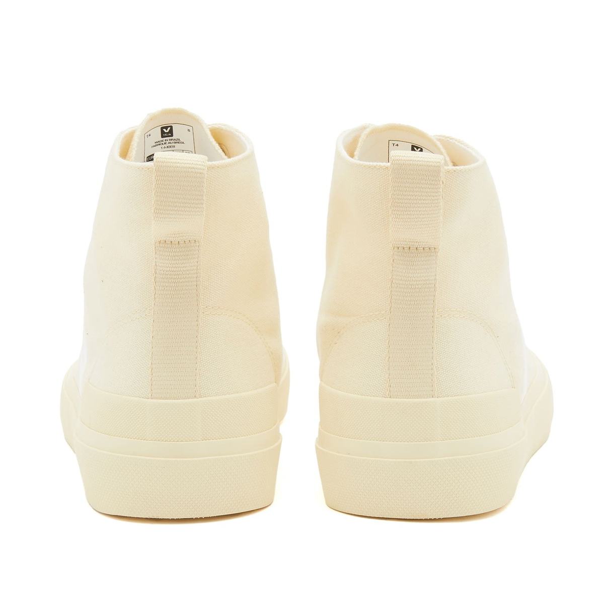 Veja Men's Wata High Top Sneakers in Butter White/Butter Sole VEJA