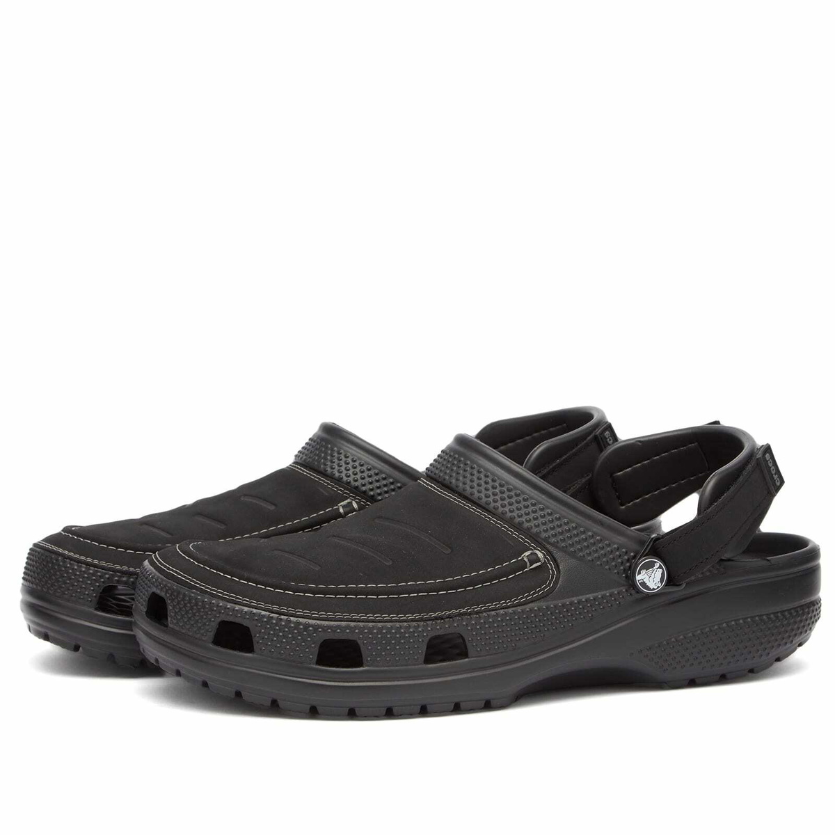 Crocs Men's Yukon Vista II Clog in Black/Slate Grey Crocs
