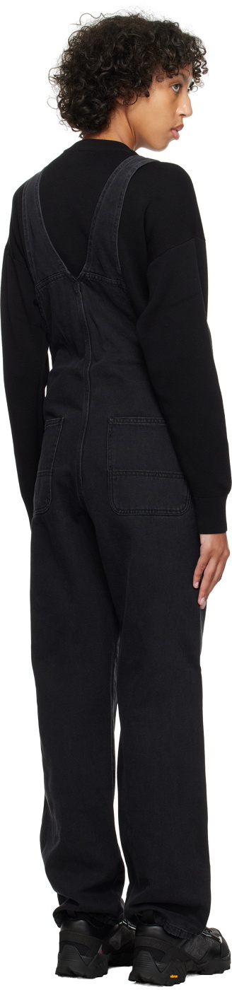 Carhartt Work In Progress Black Bib Double Knee Overalls Carhartt WIP