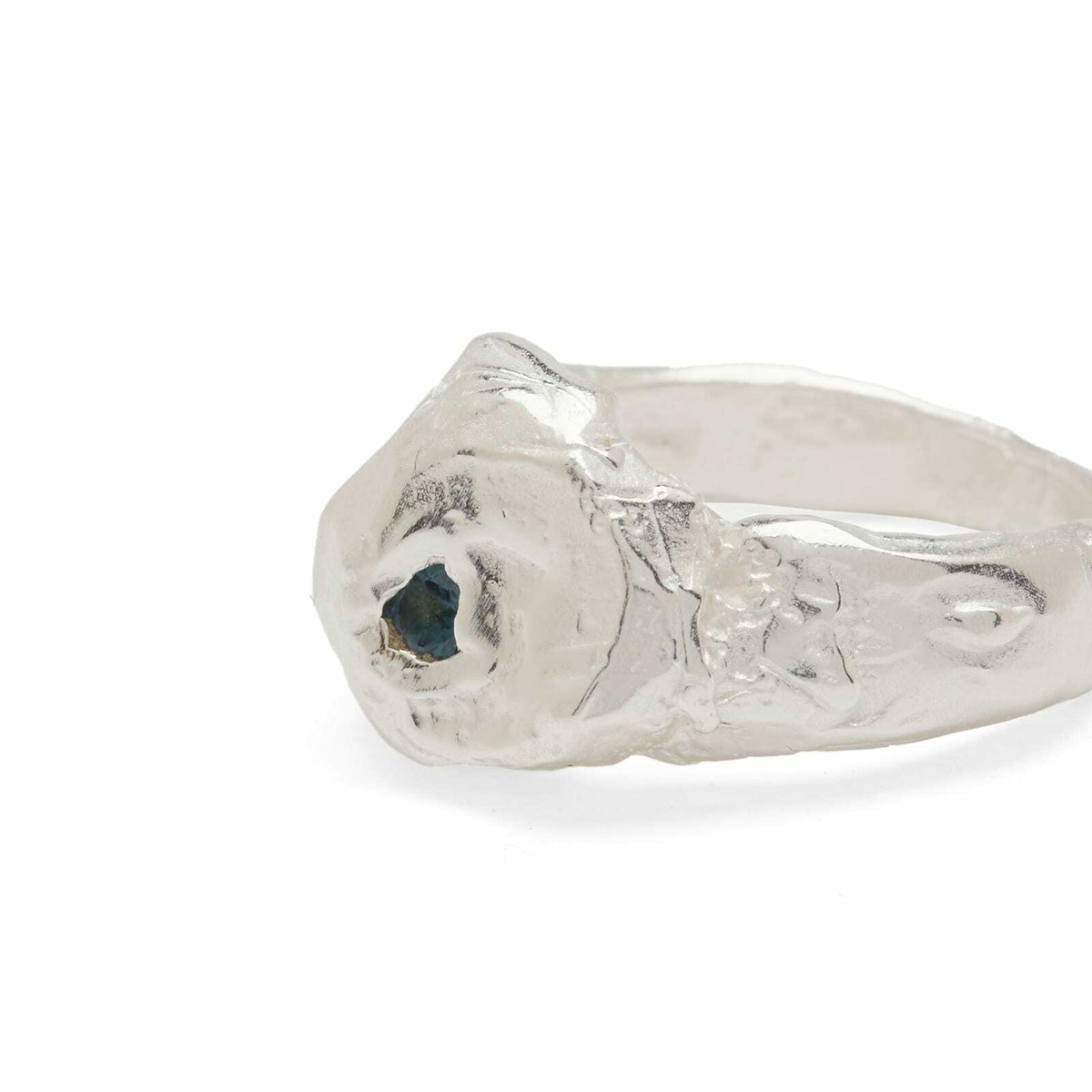 Simuero Marea Ring in Silver/Blue Simuero