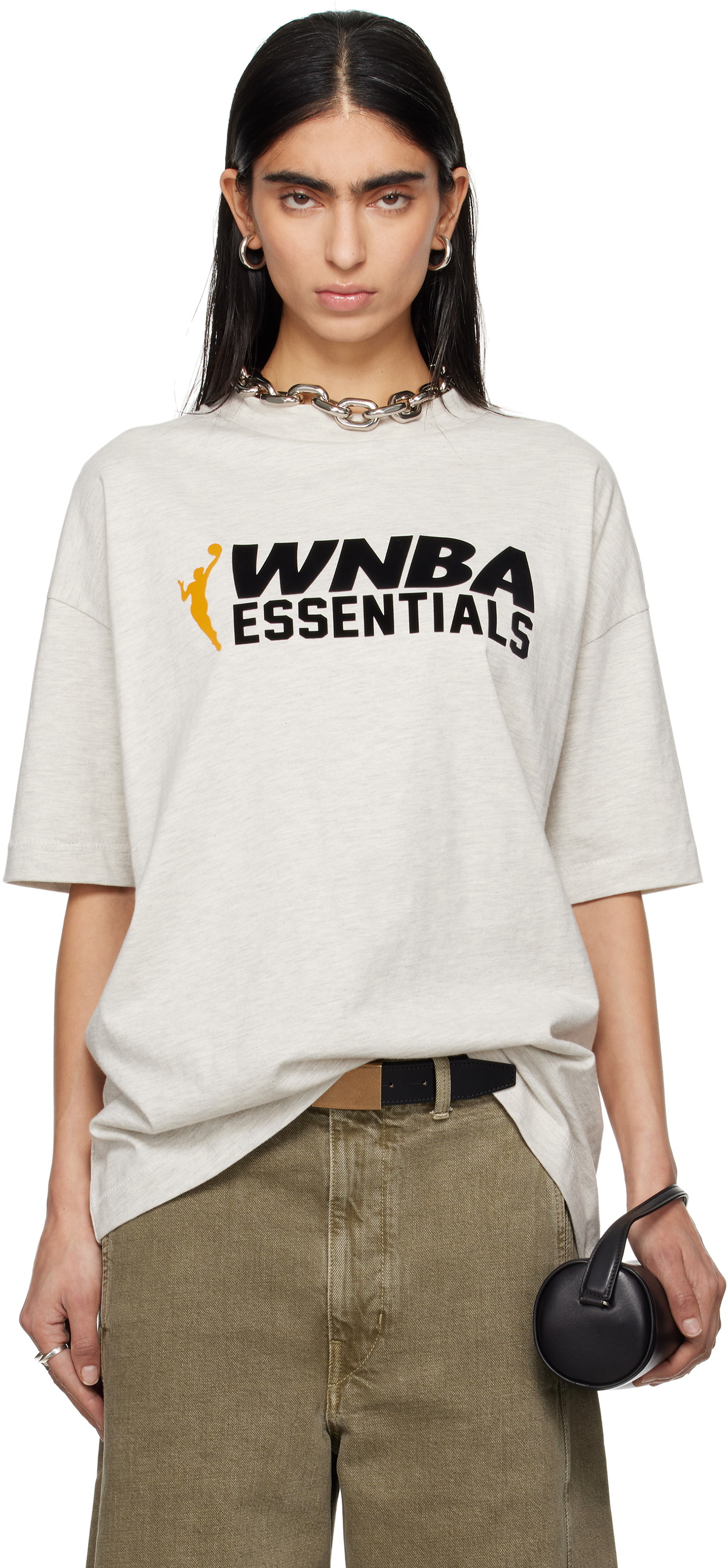 Fear of God ESSENTIALS Gray WNBA Short Sleeve T-shirt Fear Of God ...