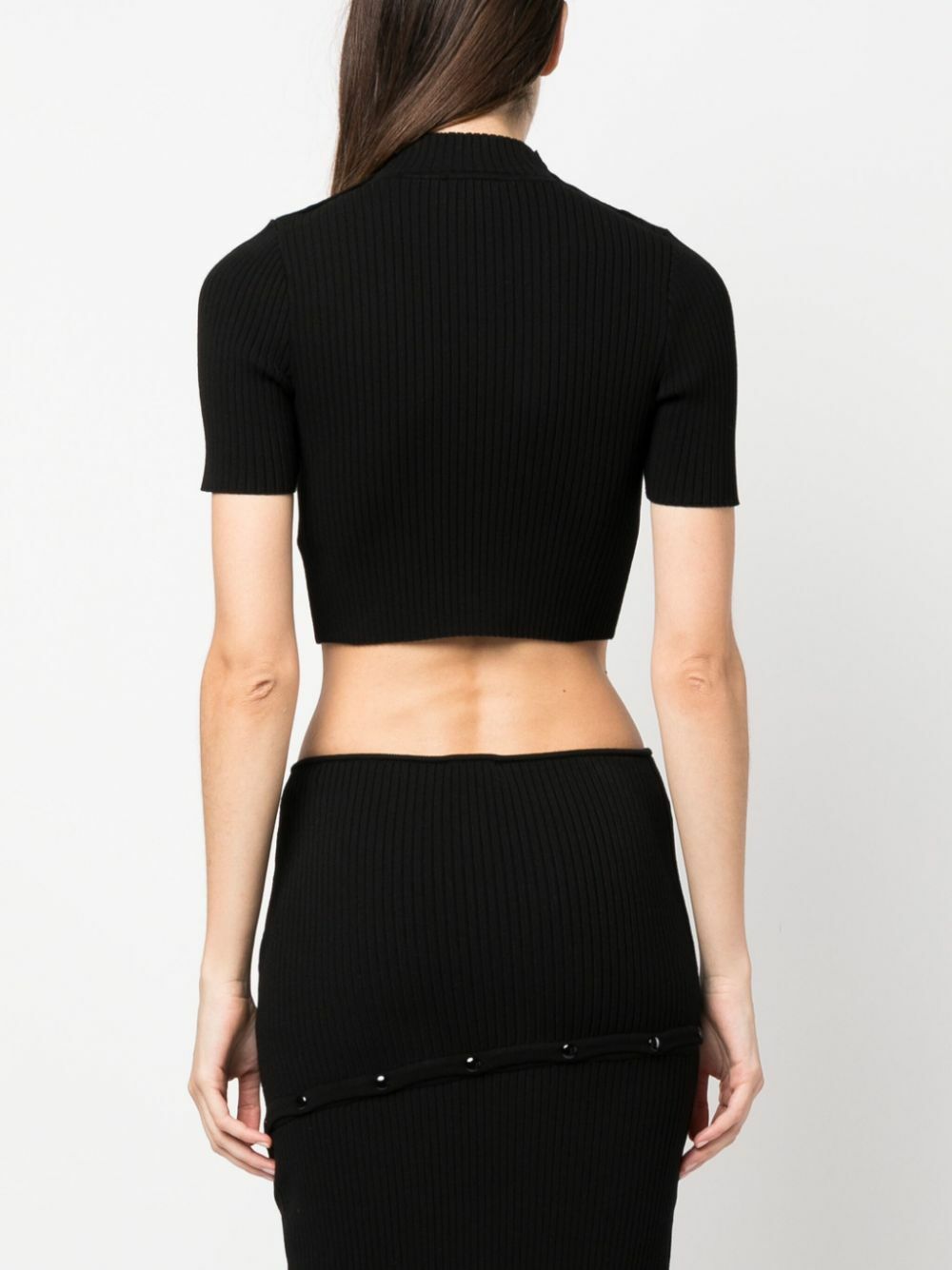 COURRÈGES - Logo Cropped Jumper Courreges