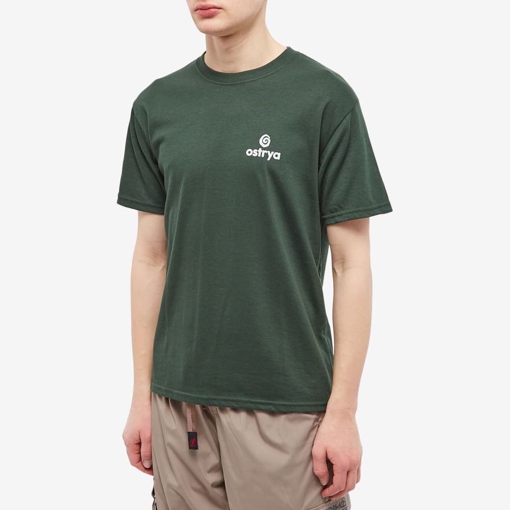 Ostrya Men's Core Logo Equi-Tee in Forest Ostrya