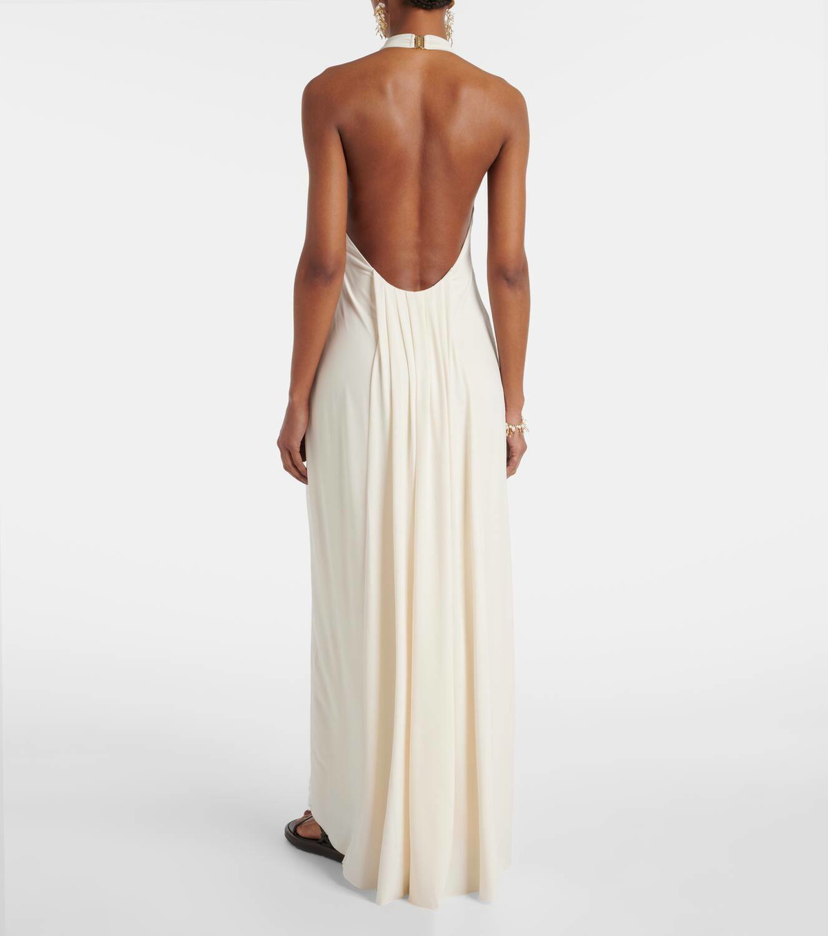Bananhot Carrie halterneck jersey maxi dress Bananhot