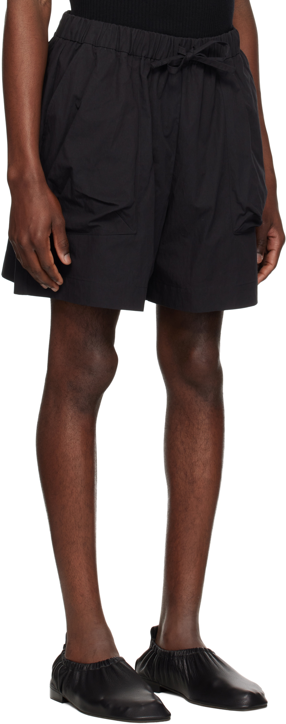 Simone Rocha Black Cargo Pocket Shorts Simone Rocha