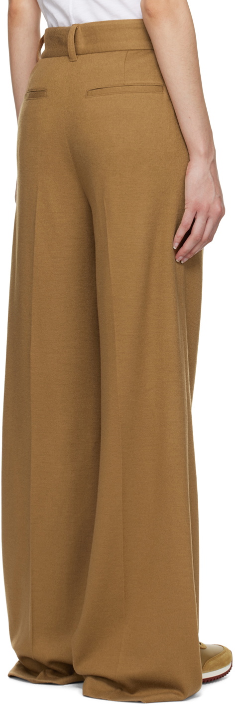 rag & bone Brown Shelly Wide-Leg Trousers Rag and Bone