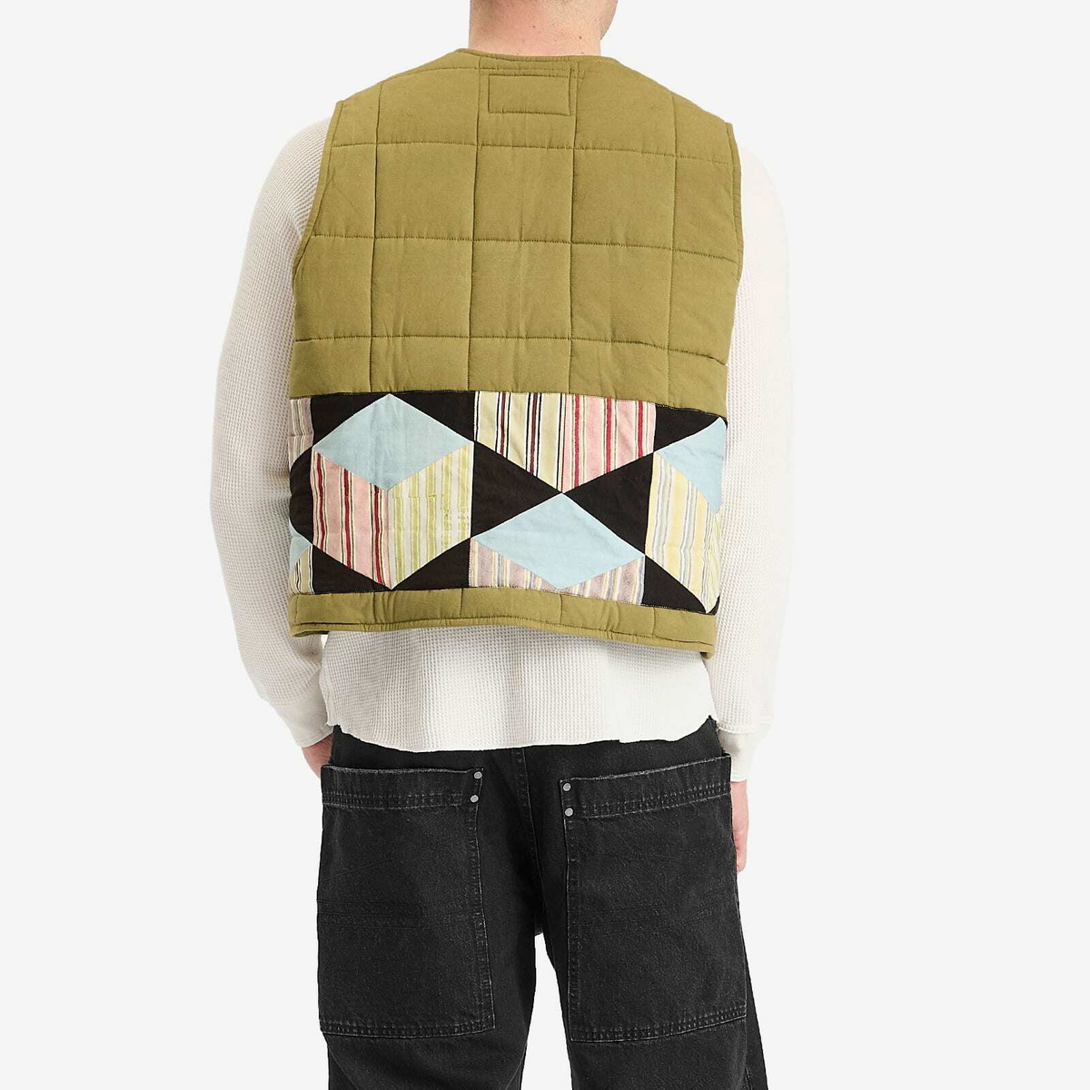 Story mfg. Men's Saturn Vest in Tessellate Patchwork Story Mfg.
