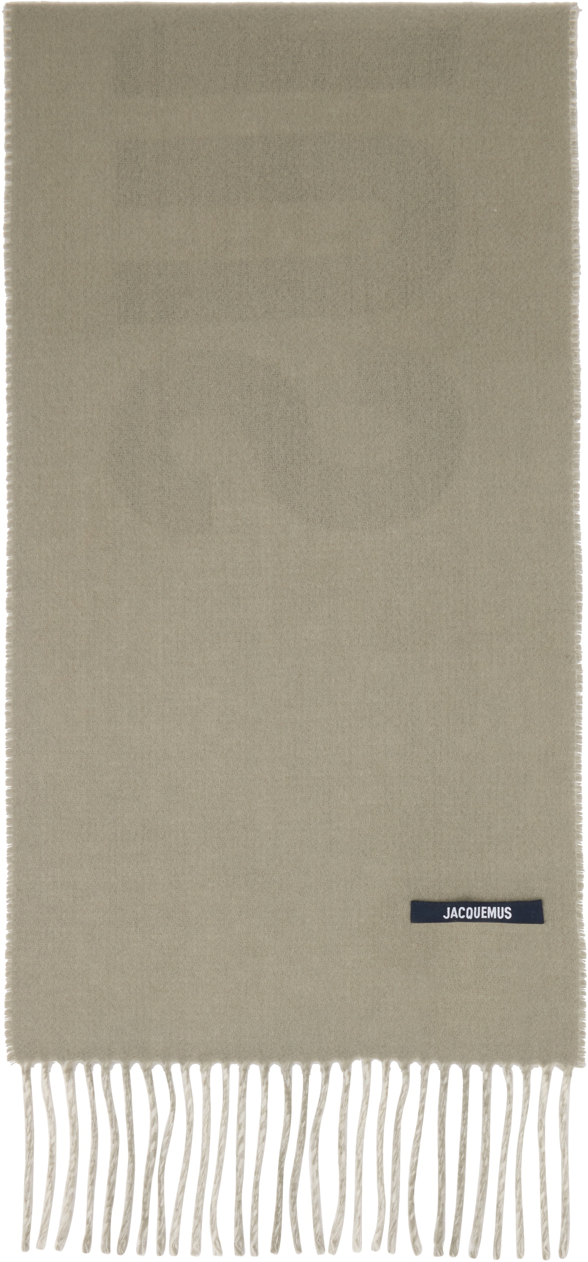 JACQUEMUS Gray 'The Jacquemus' Scarf Jacquemus