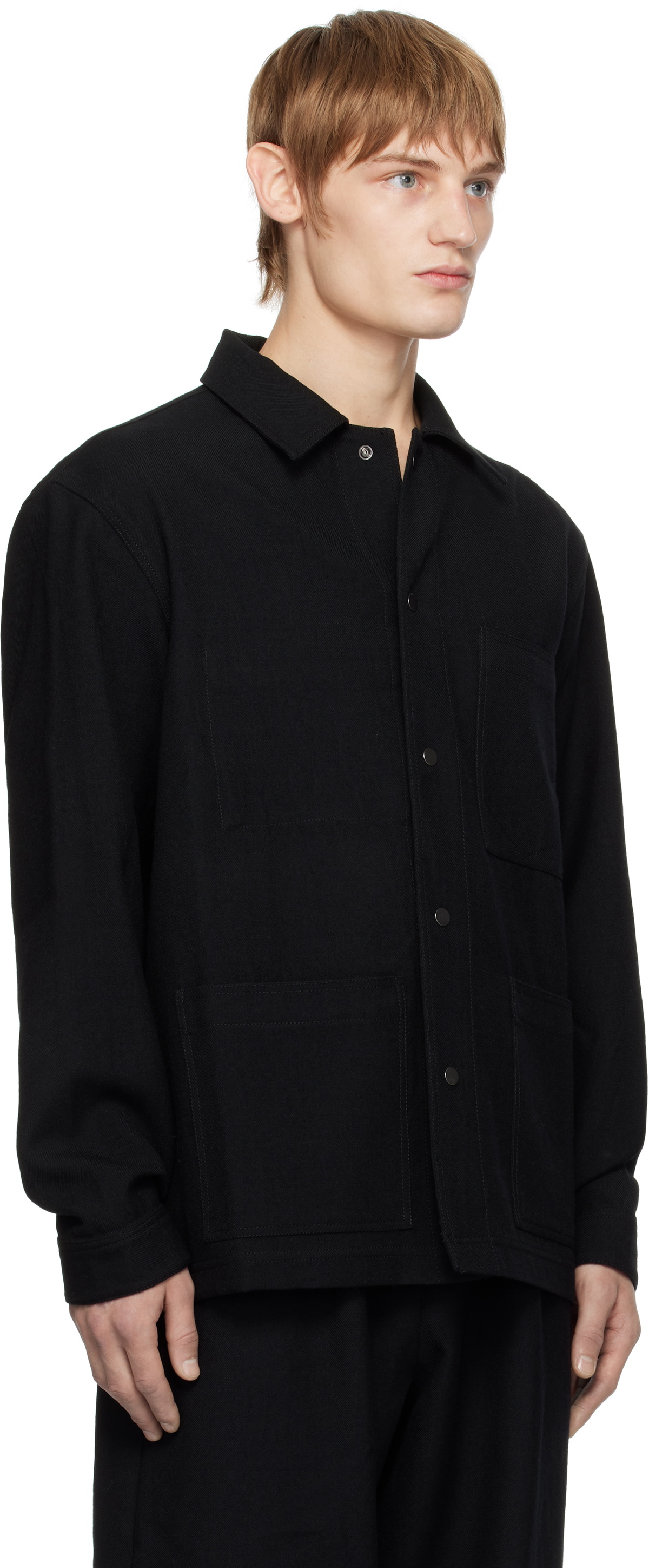 FORMA Black Wool Work Jacket Forma