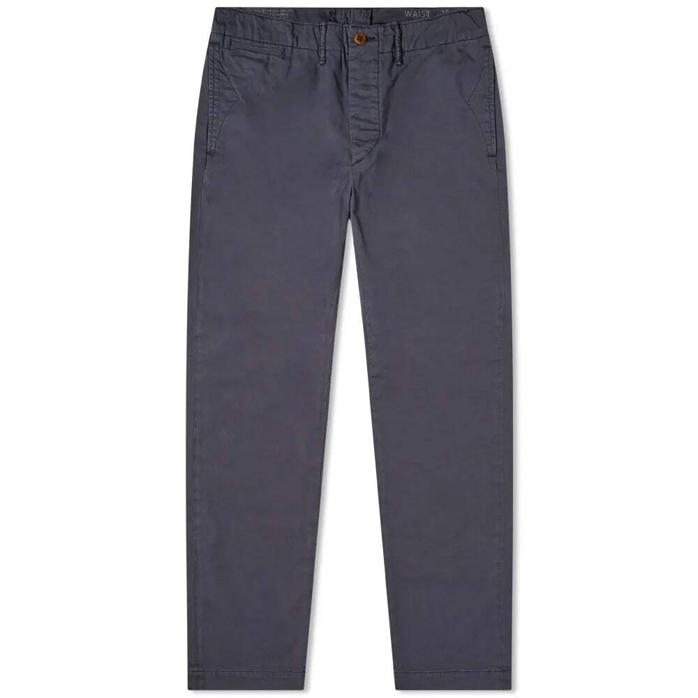 RRL Men's Slim Chino in Navy RRL