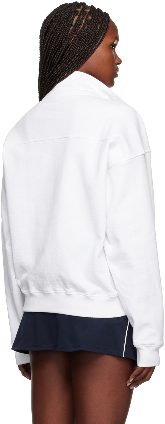 Sporty & Rich White 'Tennis Club' Sweater Sporty & Rich