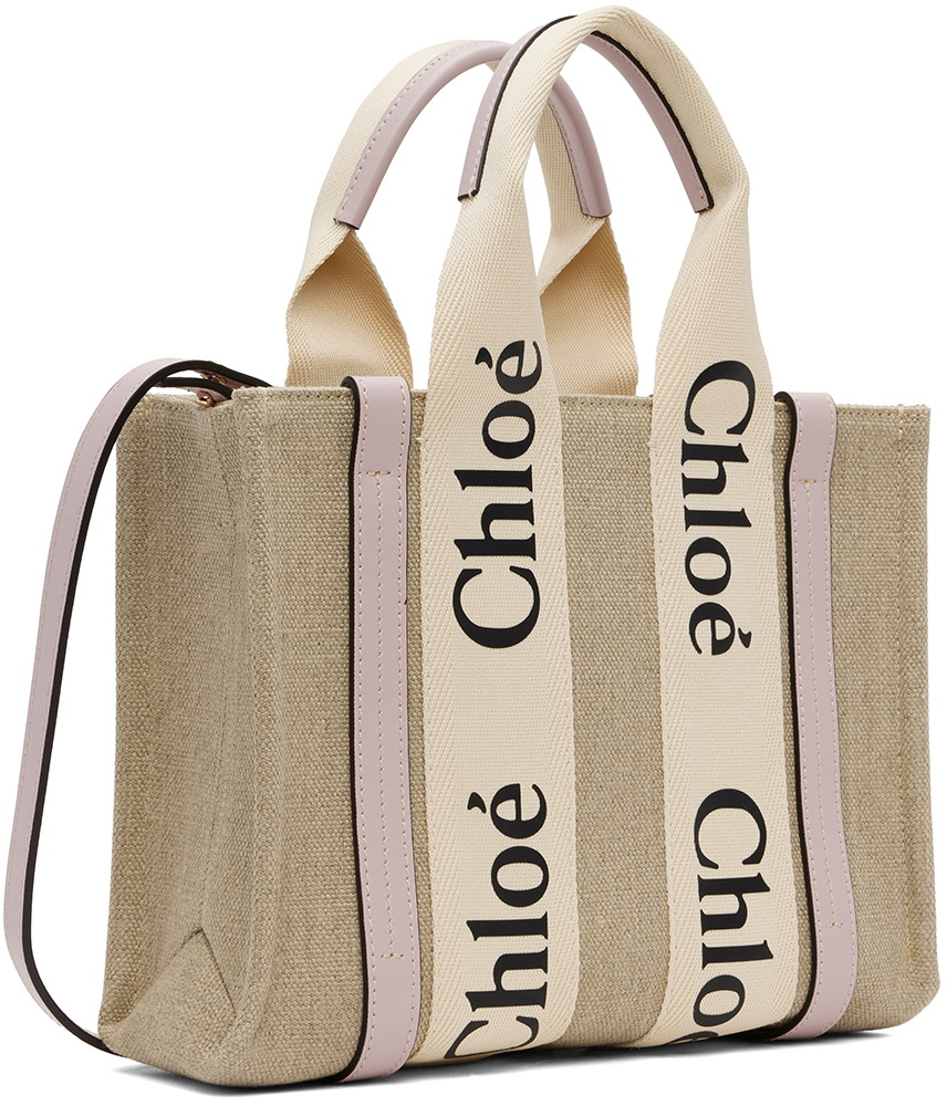 Chloé Beige Small Woody Tote Chloe