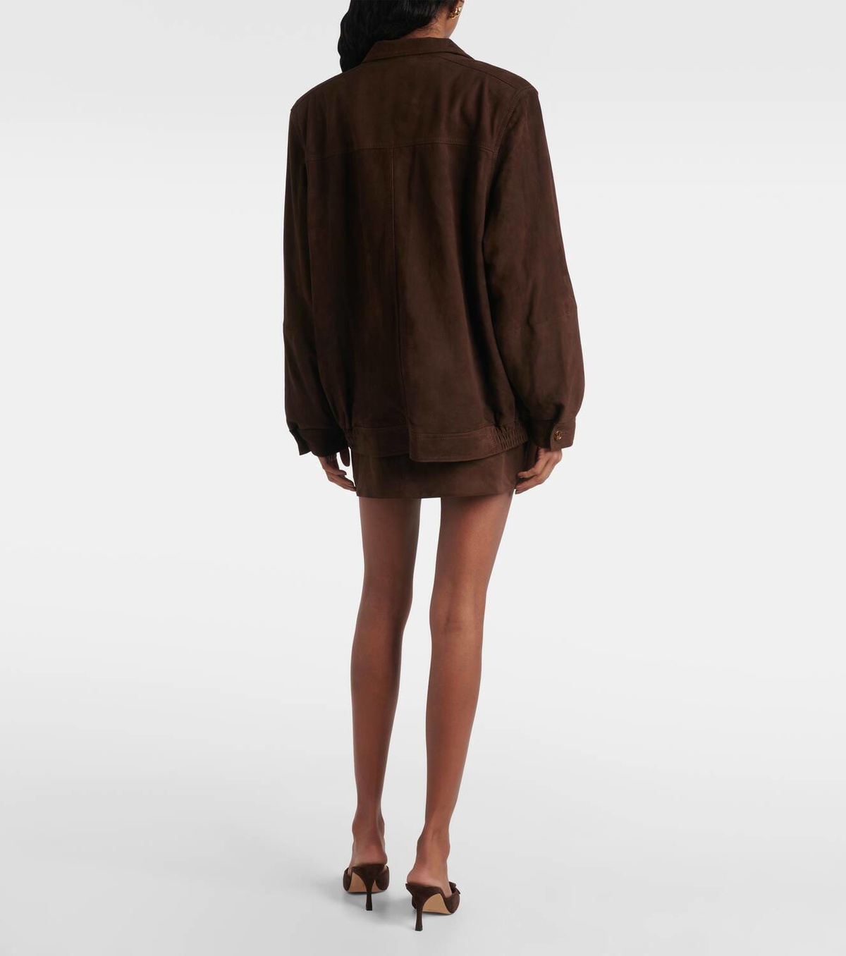Blazé Milano Cleo suede bomber jacket Blaze Milano