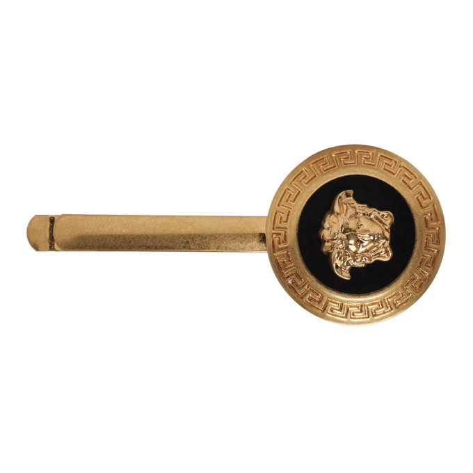 Versace Gold Coin Barrette Versace
