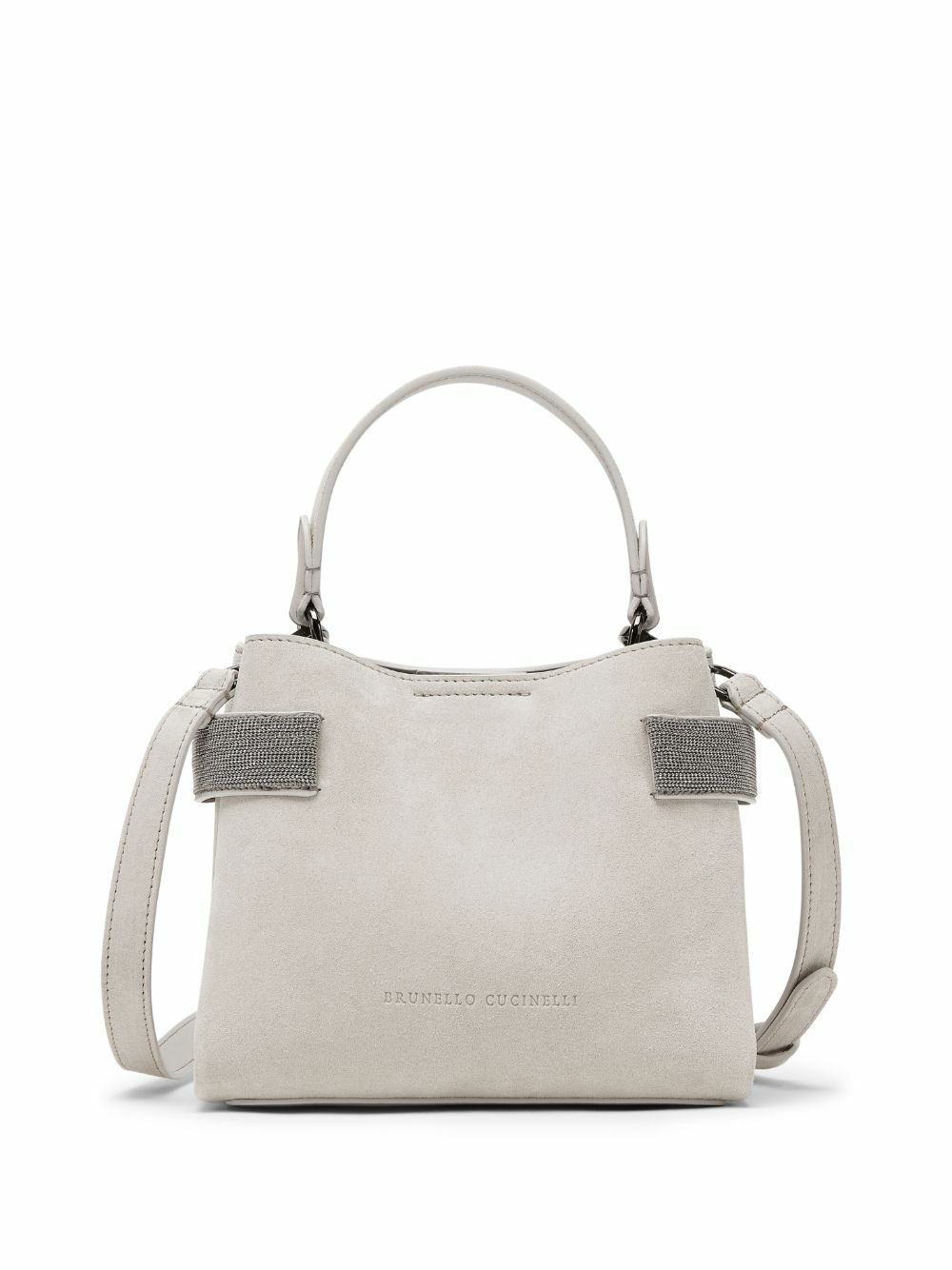 BRUNELLO CUCINELLI - Small Suede Essence Handbag Brunello Cucinelli