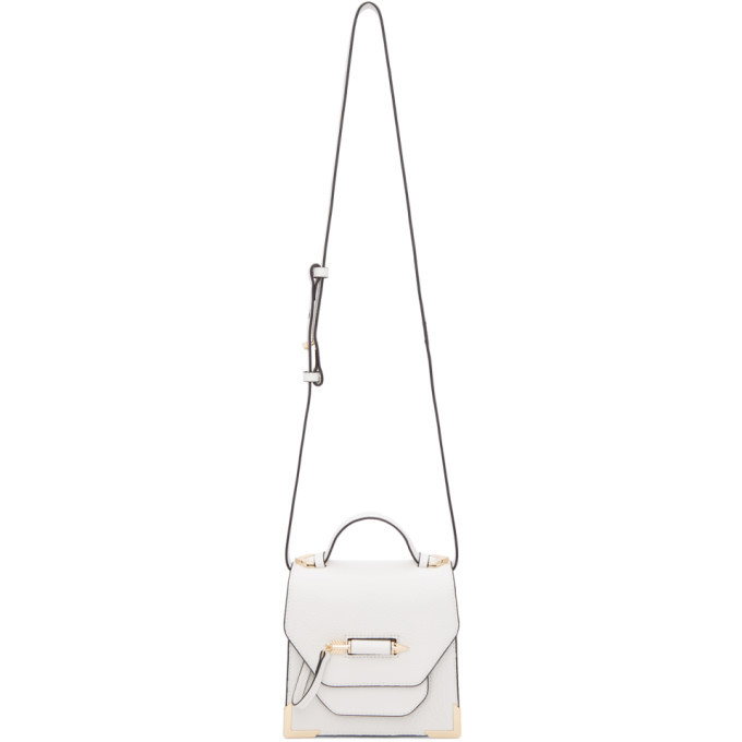 Mackage White Rubie Crossbody Mini Bag Mackage