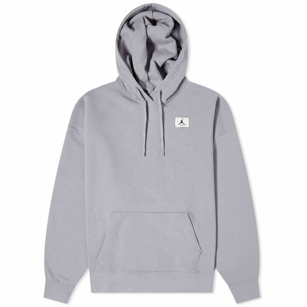 Air Jordan Women's Flight Fleece Popover Hoody in Cement Grey Nike ...