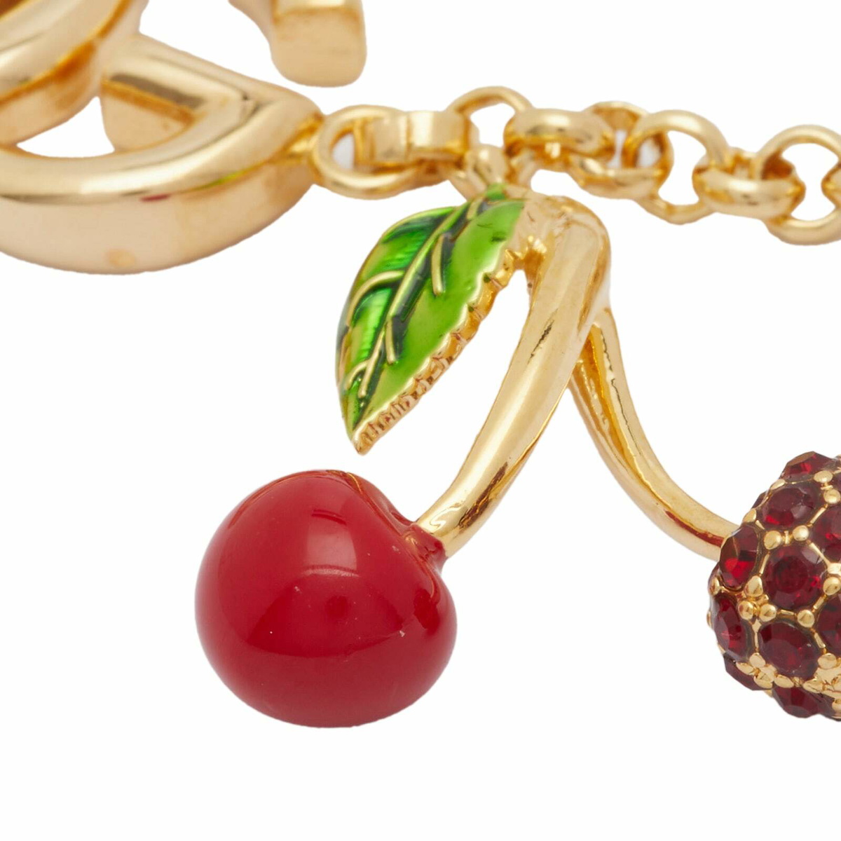 Dolce & Gabbana Women's Cherry Logo Bracelet in Oro Dolce & Gabbana