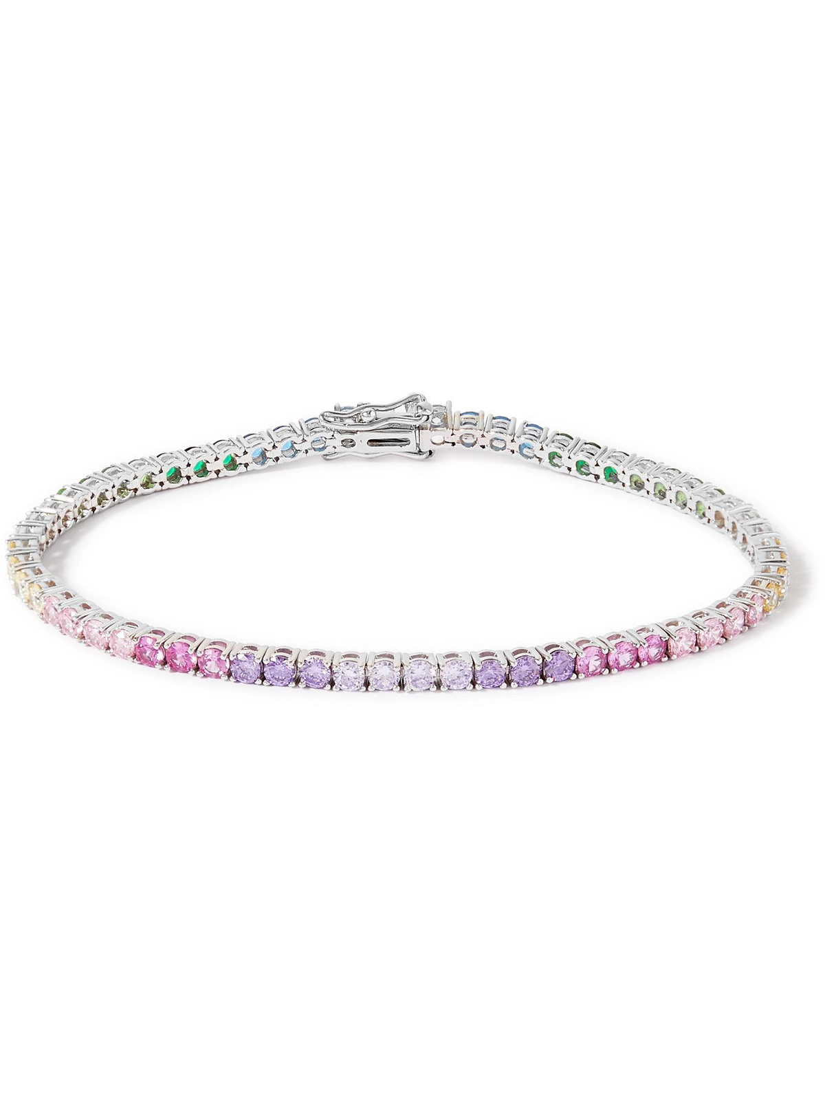 Hatton Labs - Sterling Silver Crystal Bracelet - Multi Hatton Labs