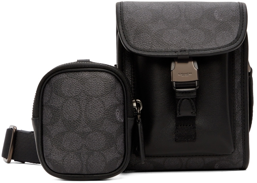 Coach 1941 Grey Charter North/South Messenger Bag Coach 1941