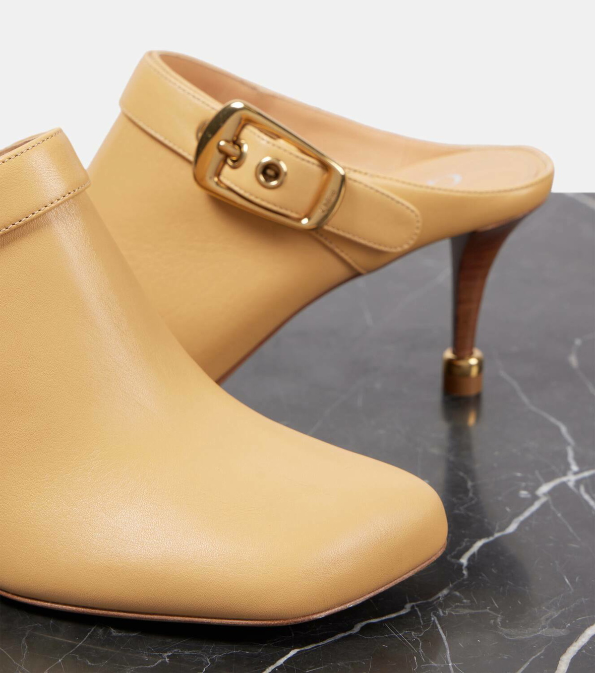 Chloé Andrea leather mules Chloe