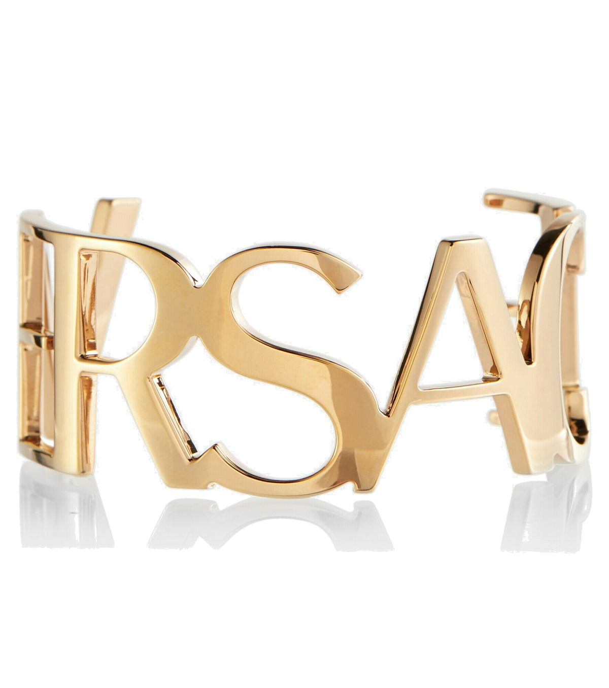 Versace - Logo cuff bracelet Versace