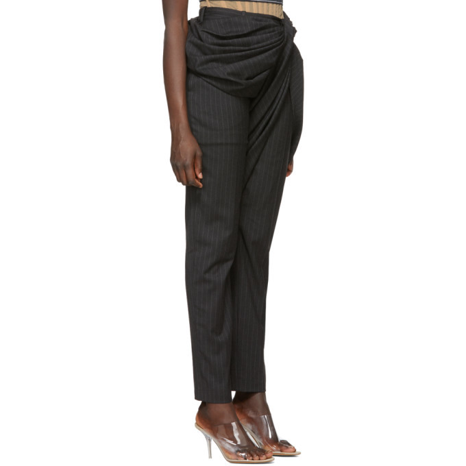 Y/Project Grey Draped Trousers Y/Project