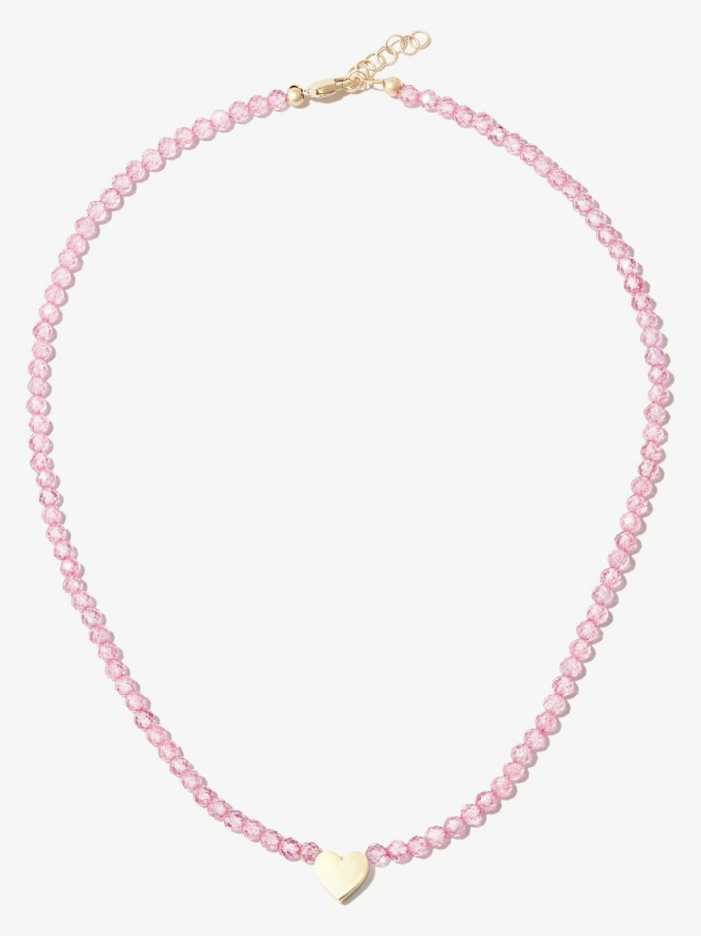 Roxanne First 14K Yellow Gold The Warrior’s Heart Amazonite Necklace ...