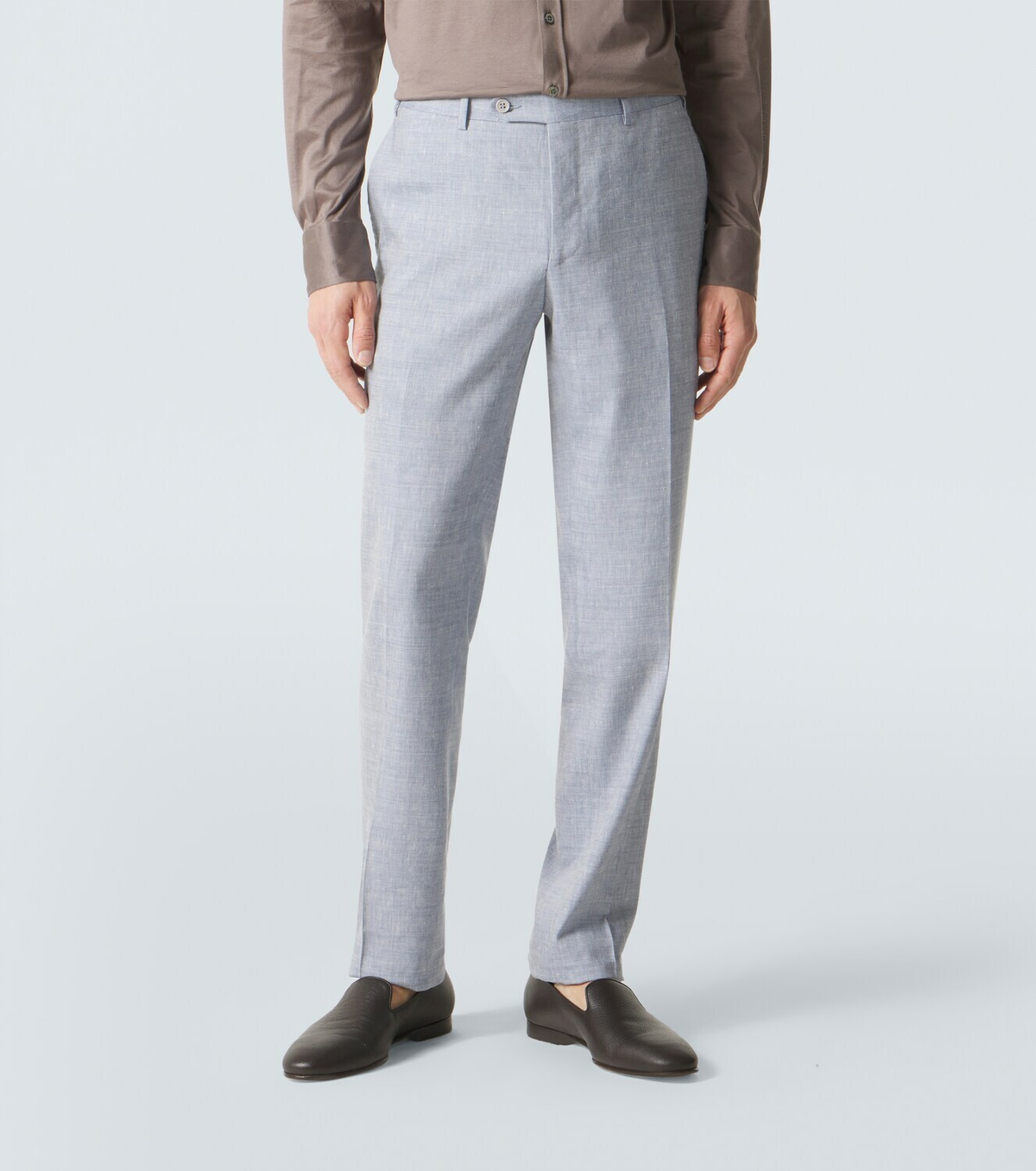 Canali Linen and wool suit Canali
