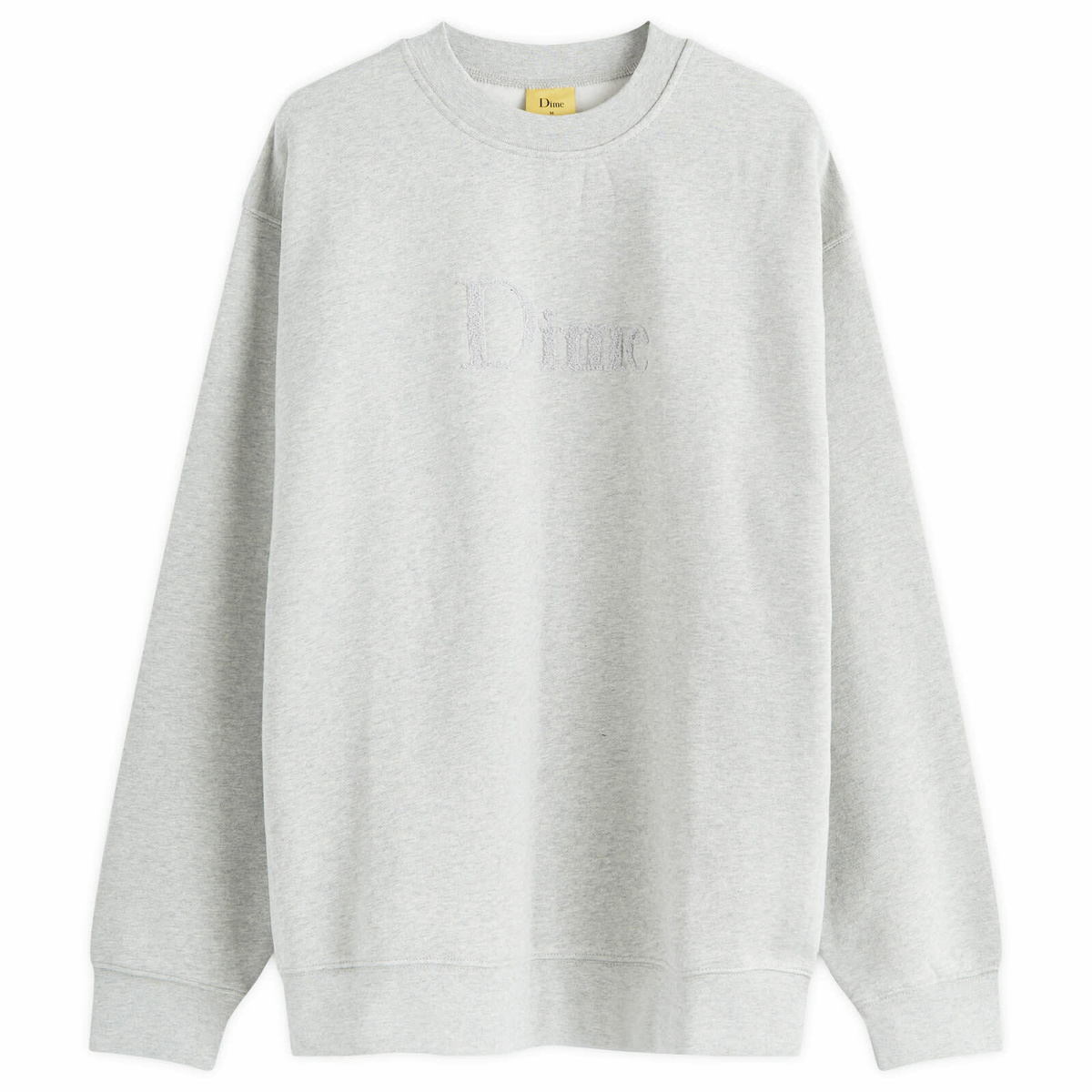 Dime Men's Classic Logo Sweatshirt in Heather Grey Dime