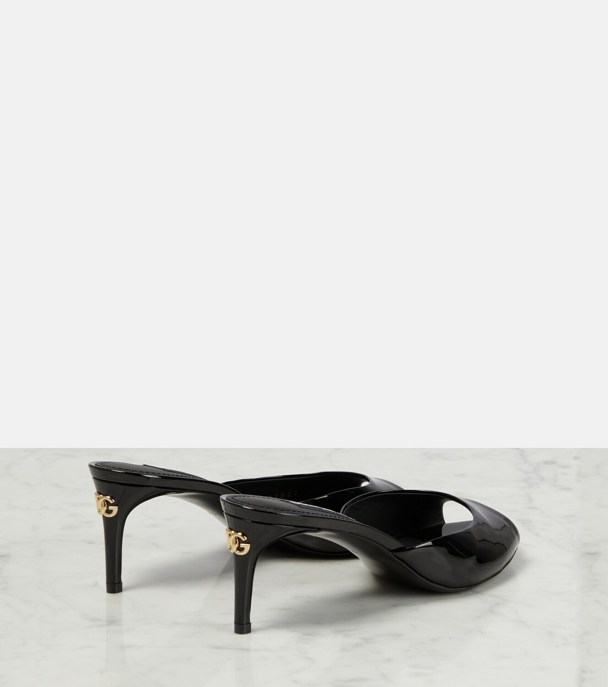 Dolce&Gabbana - Patent leather mules Dolce & Gabbana