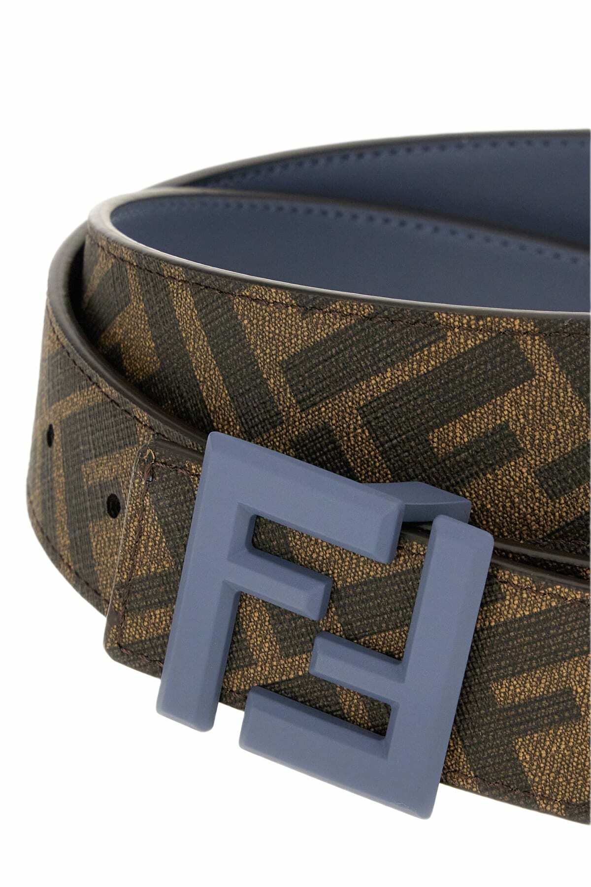 Fendi Powder Blue Leather Belt Fendi