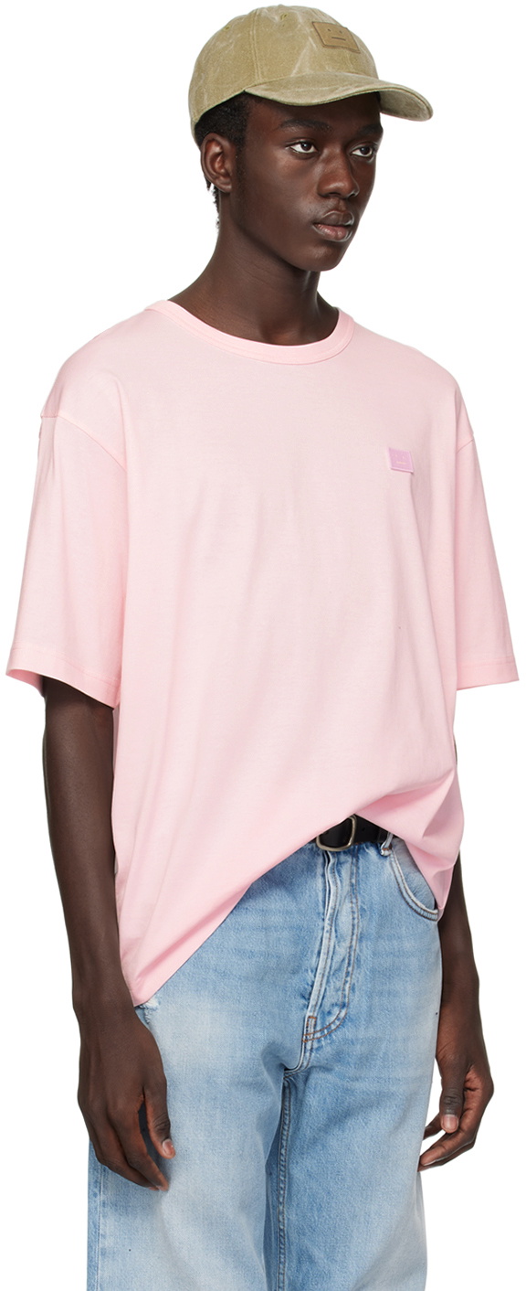 Acne Studios Pink Crew Neck T-Shirt Acne Studios