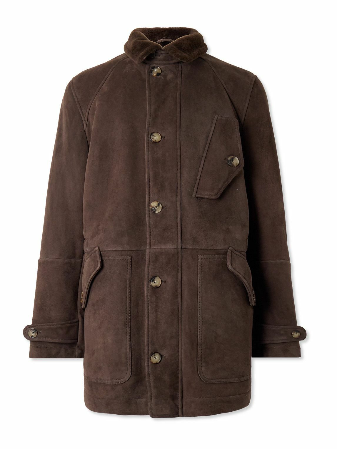 Brunello Cucinelli - Shearling Jacket - Brown Brunello Cucinelli