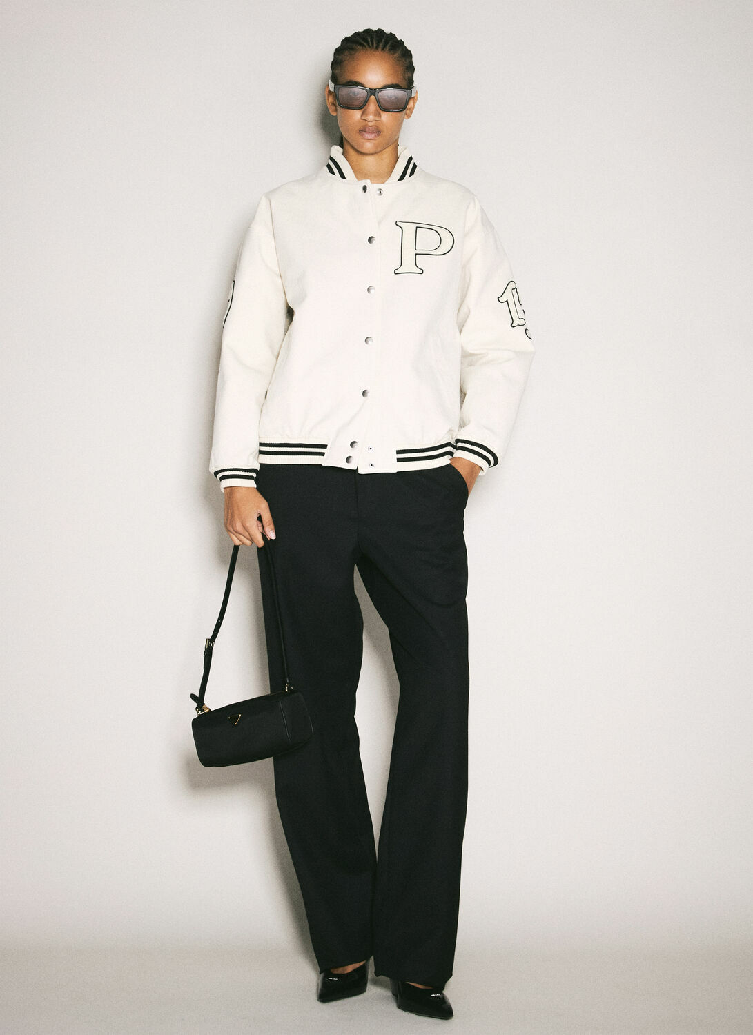 Prada Canvas Bomber Jacket Prada