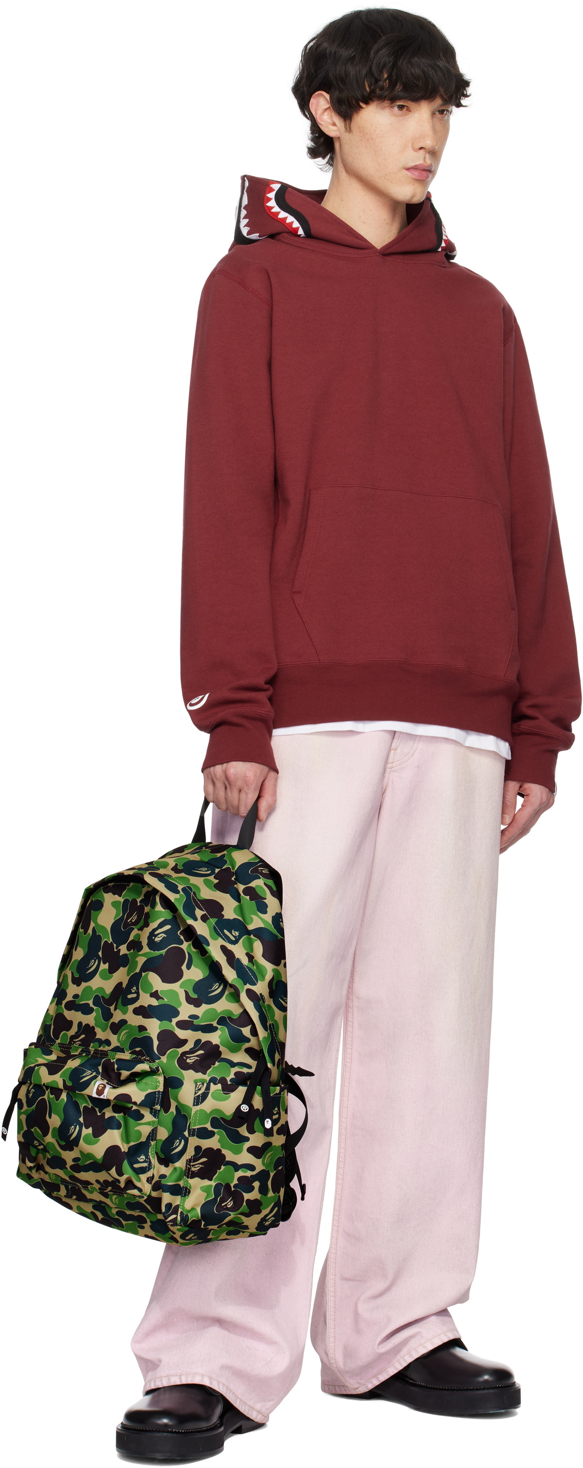 BAPE Green ABC Camo Daypack Backpack A Bathing Ape