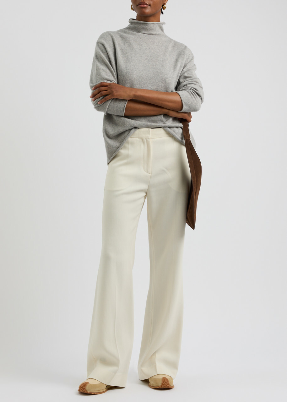 Lisa Yang Clio Cashmere Jumper Light Grey Lisa Yang