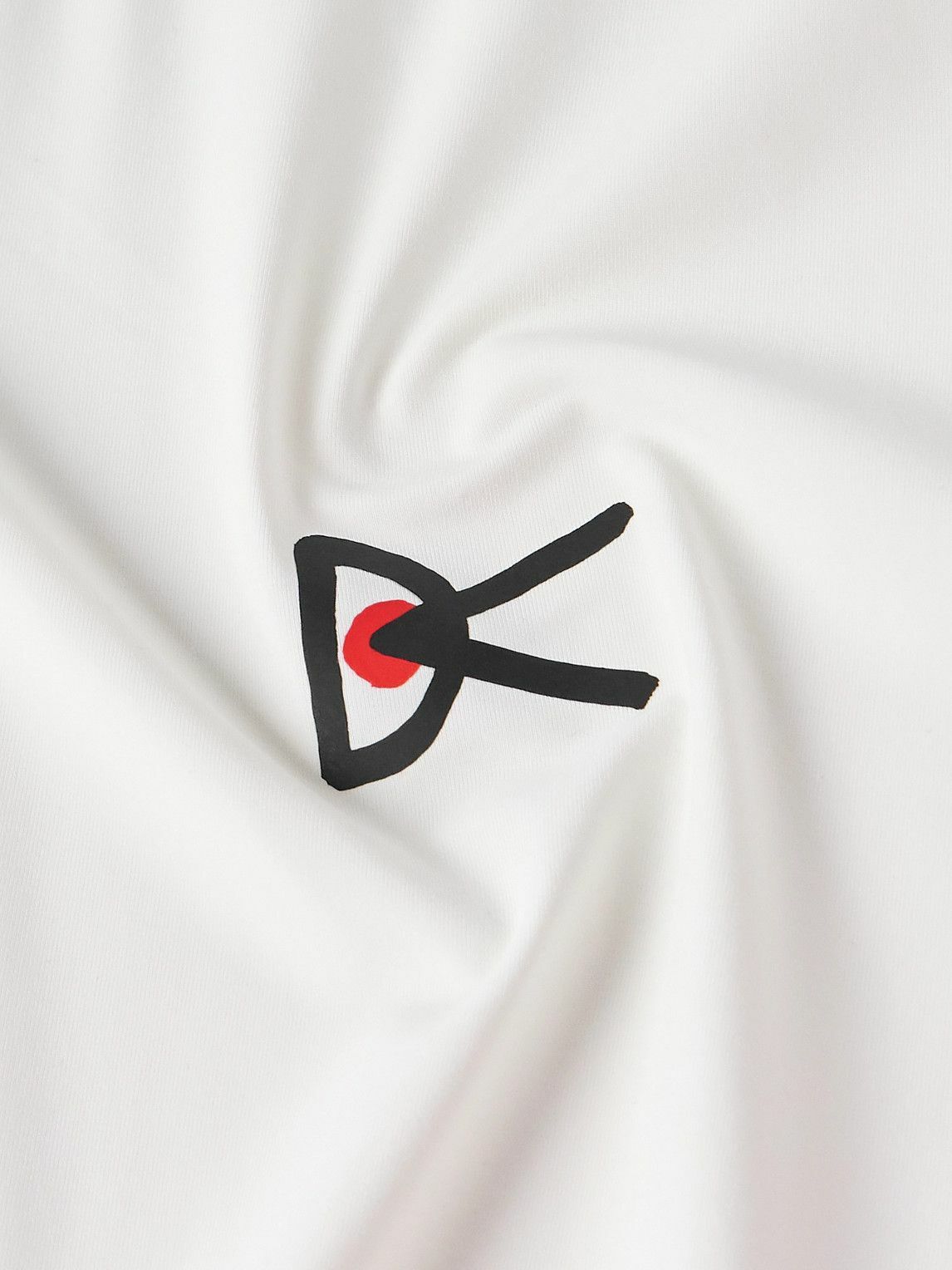DISTRICT VISION - Logo-Print Stretch-Jersey T-Shirt - White District Vision