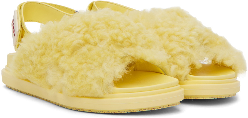 Marni Yellow Fussbett Sandals Marni