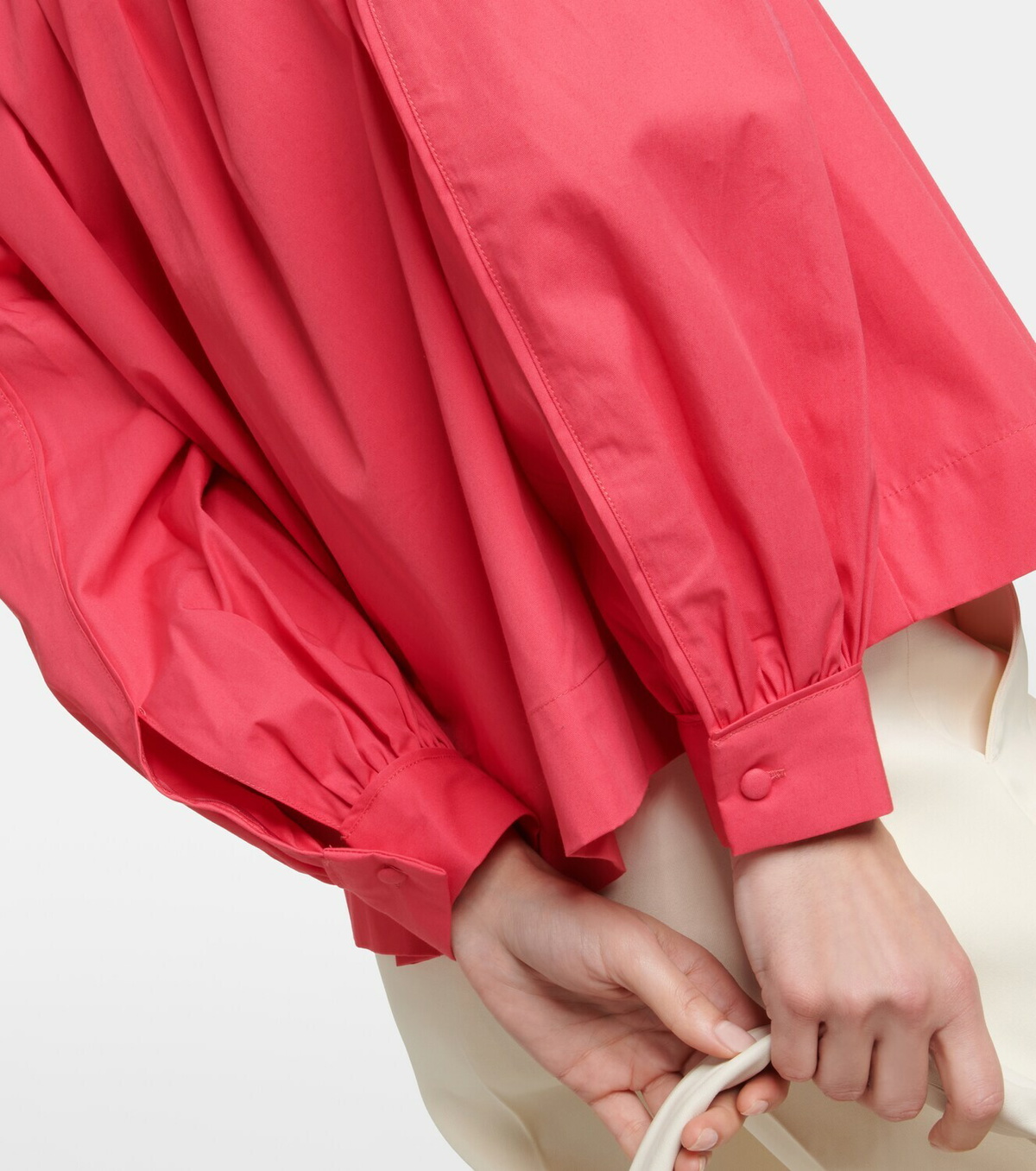 CO - V-neck cotton blouse Coach