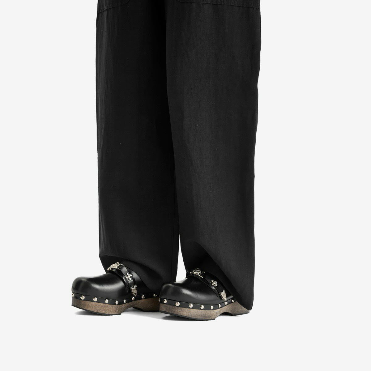 Toga Pulla Women's TOGA Studded Clog in Black Toga Pulla