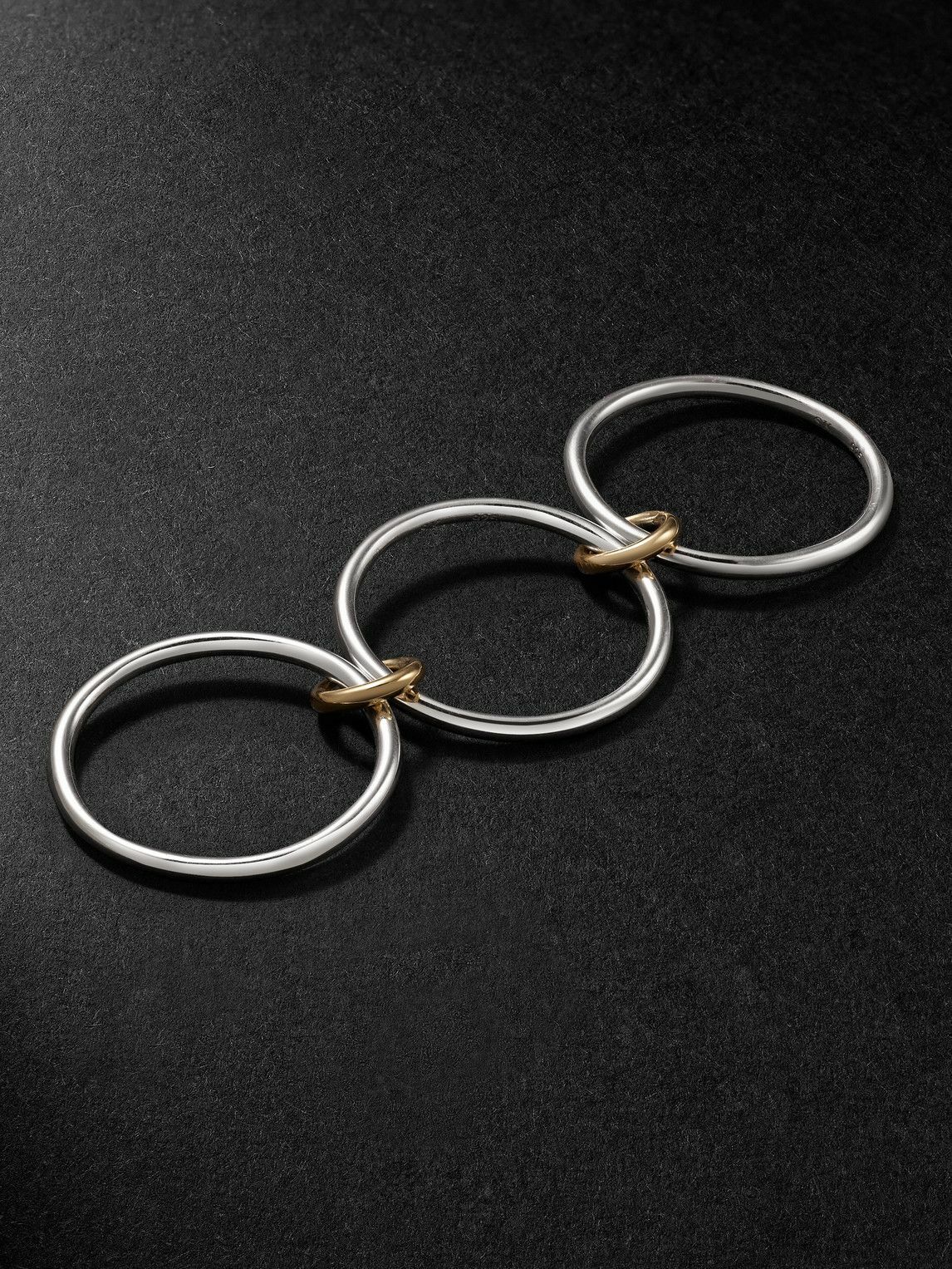 Spinelli Kilcollin - Solarium Sterling Silver and 18-Karat Gold Ring ...